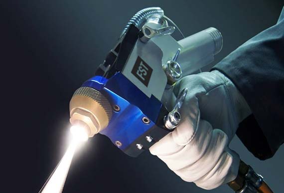 Flame wire spray systems