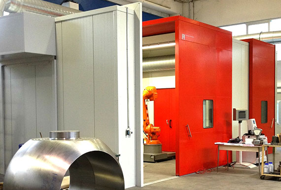 Acoustical spray booth