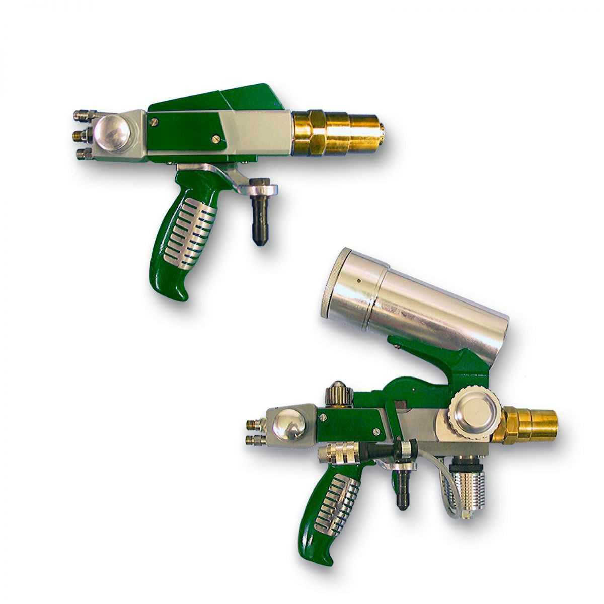 Flame powder spray systems