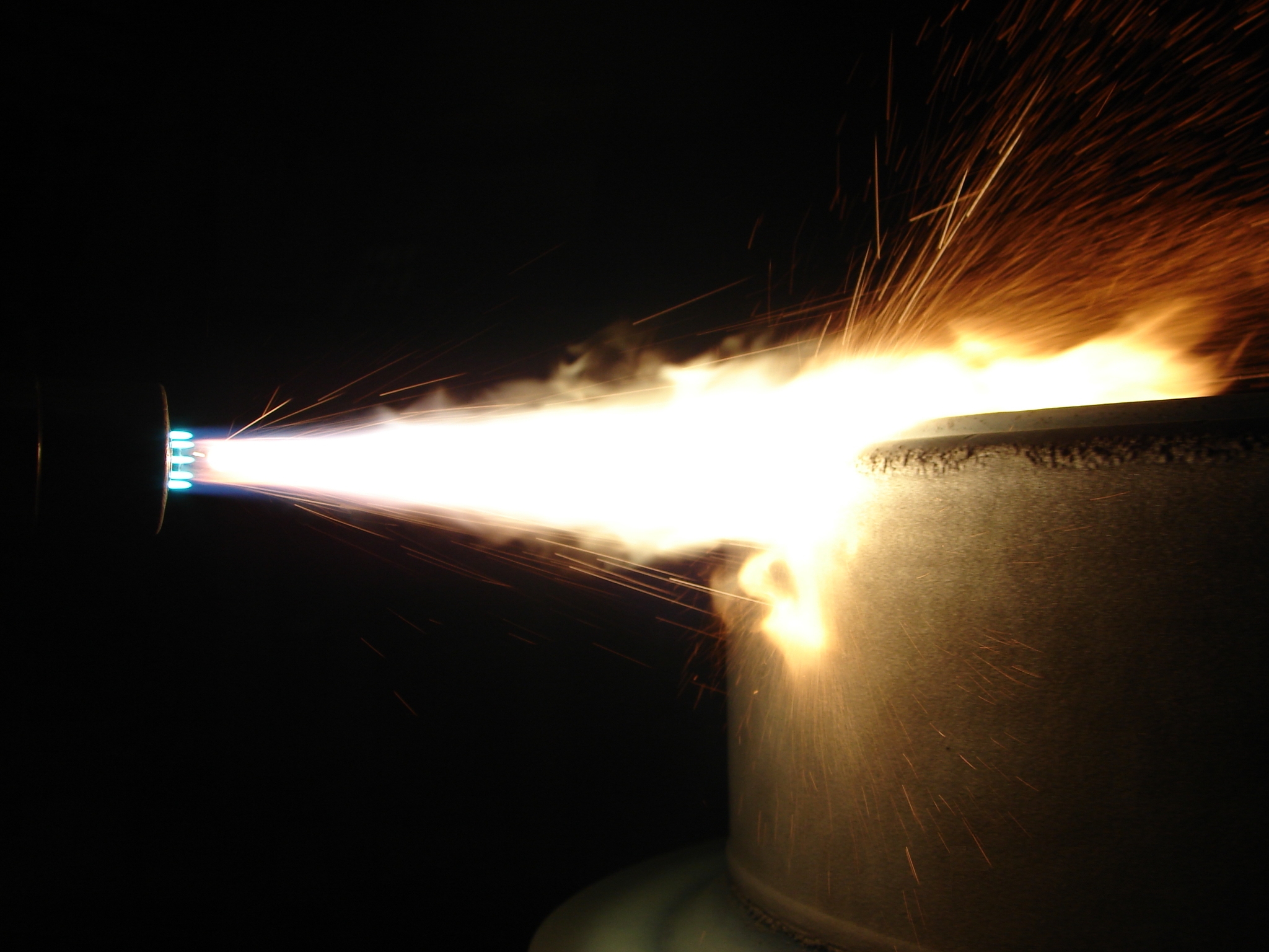 Flame powder spray systems